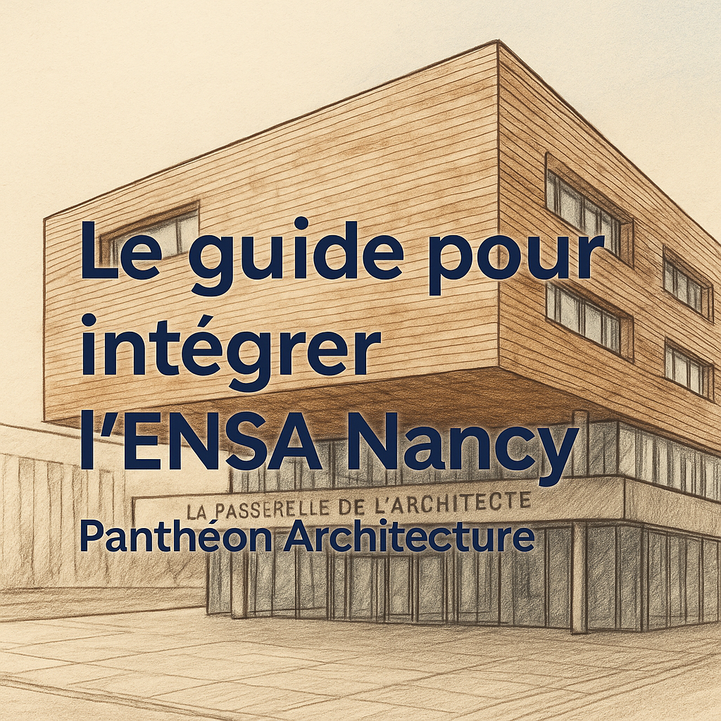 ENSA Nancy : guide 2025 pour réussir l'admission en architecture
