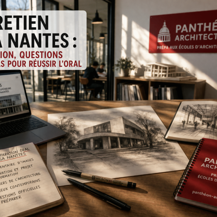 ENSA Nantes : guide 2025 pour réussir son admission - Pantheon Architecture
